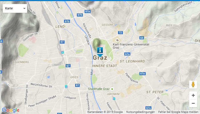 Stadtplan Graz und Umgebung, Stadtpläne Steiermark